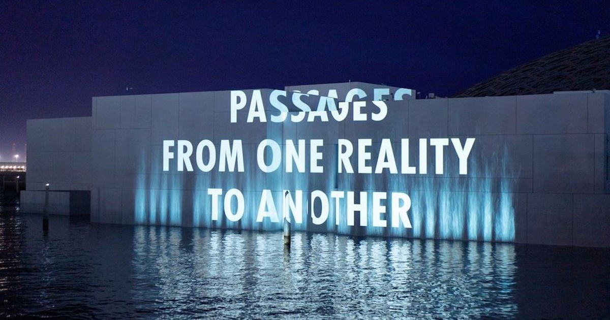 Jenny Holzer | Light projections for the Louvre Abu Dhabi | Gary ...